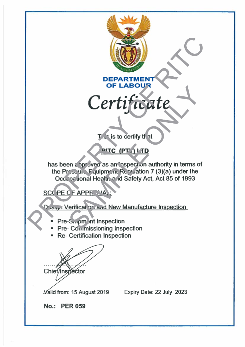 RITC Pty Ltd – Wide and diversified range of Third-Party Inspection and ...